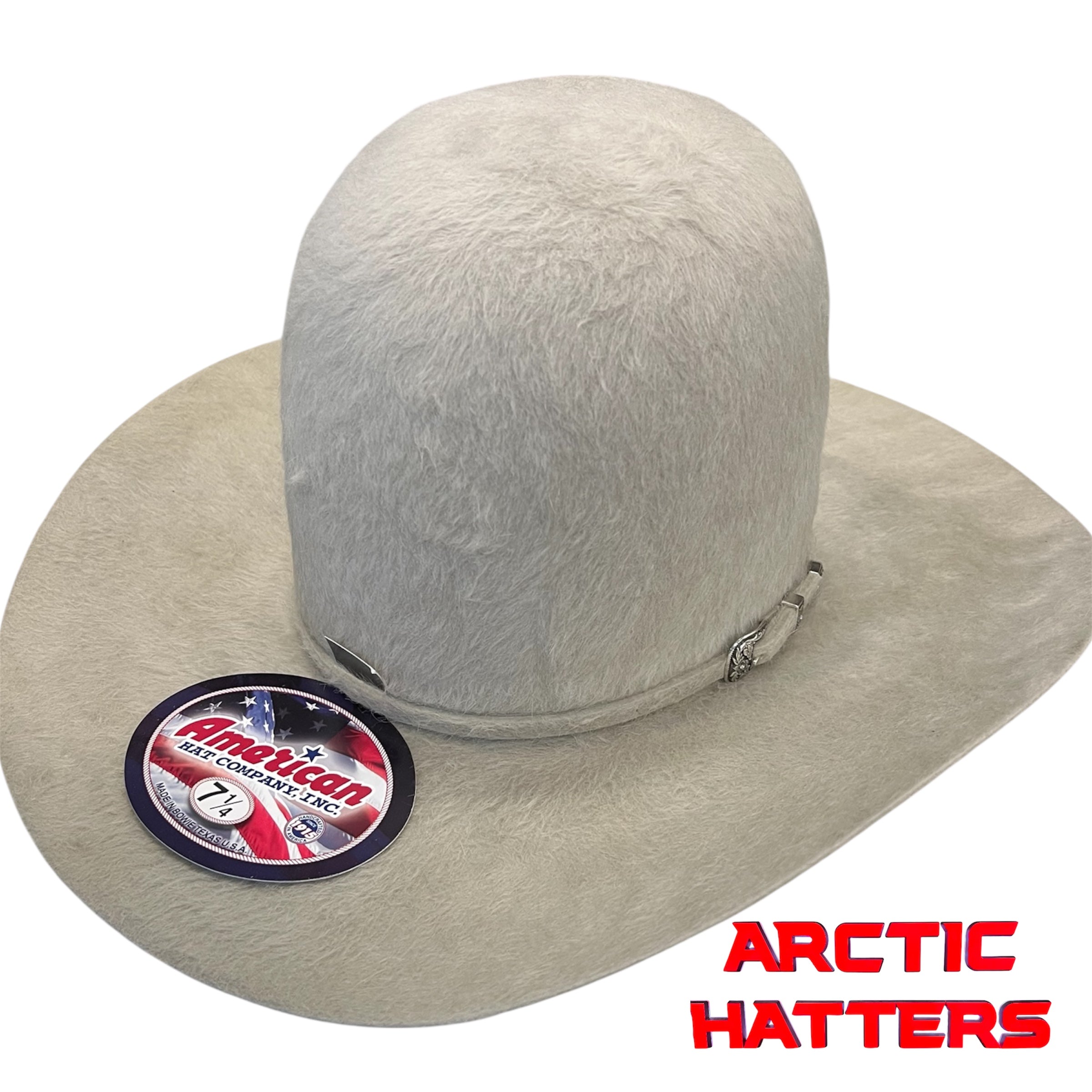 American Hat 20X Silverbelly Grizzly Felt Hat 7" Tall Crown – El Primo ...